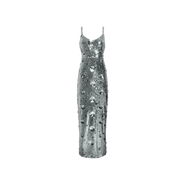 L'AGENCE Karma Sequin Maxi Dress