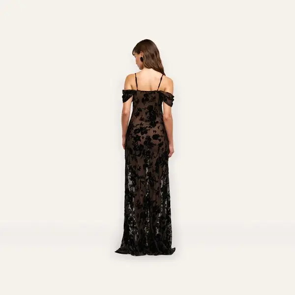 L'AGENCE Kenna Velvet Gown