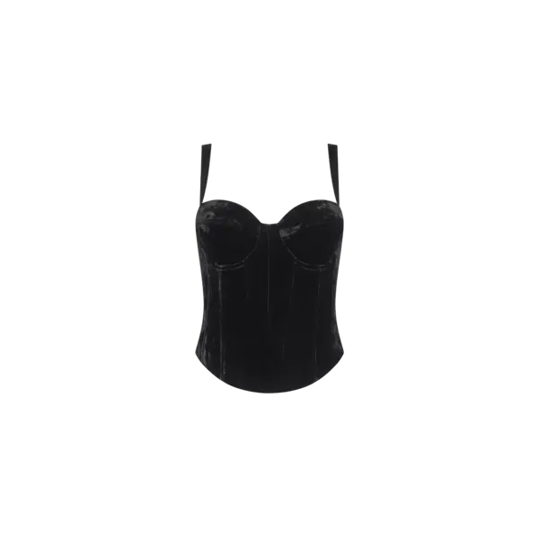 L'AGENCE Ariana Velvet Corset
