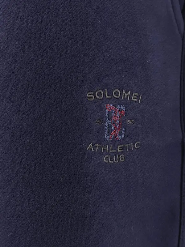 Brunello Cucinelli Cotton Sweatpants With Embroidery
