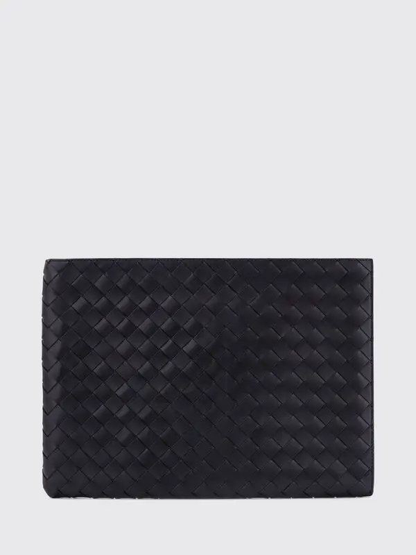 Bottega Veneta Intrecciato Weave Calfskin Leather Document Holder