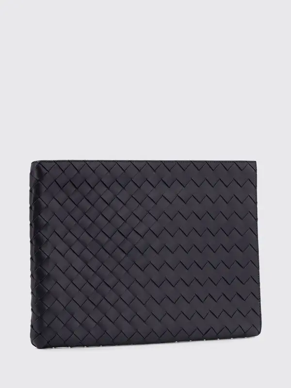 Bottega Veneta Intrecciato Weave Calfskin Leather Document Holder