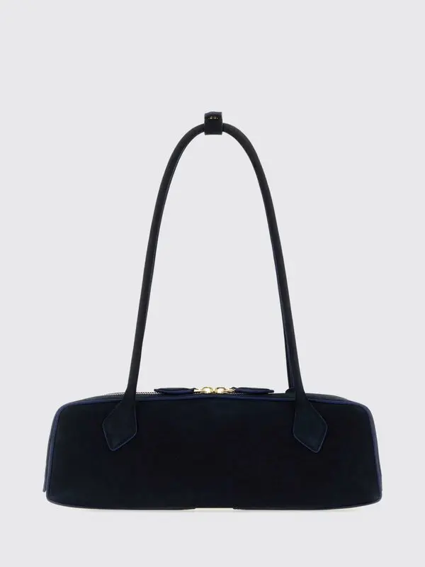 Alaïa Alai�a Medium Le Teckel Calfskin Leather And Nubuck Shoulder Bag - Multicolor