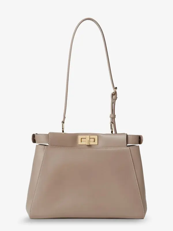 Fendi My Peekanno Small Leather Shoulder Bag - Multicolor
