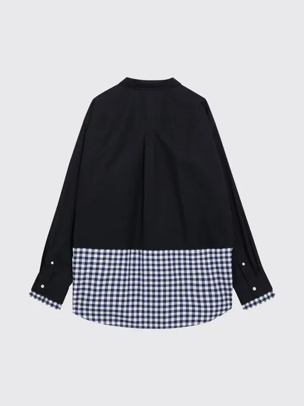Loewe Check Cotton Shirt With Relaxed Fit And Button-down Collar - Blue