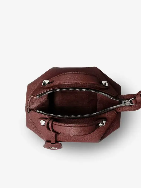 Fendi By The Way Hammered Leather Handbag