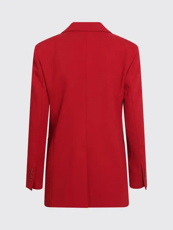 Max Mara Single-breasted Cropped Blazer In Virgin Wool With Lapel Collar