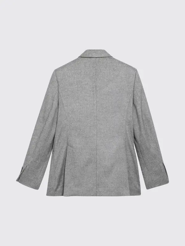 Max Mara Double-breasted Blazer In Silk And Cashmere Blend With Peak Lapels