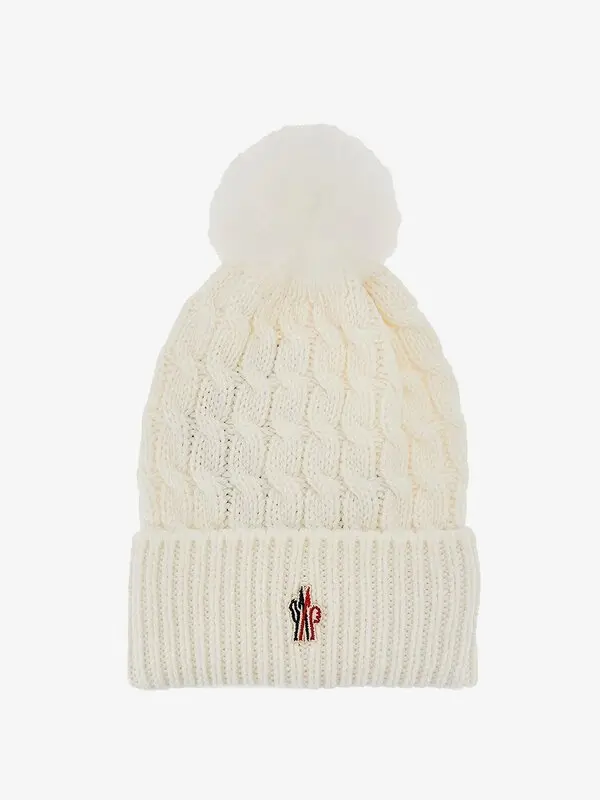 Moncler Wool Hat With Pom-pom