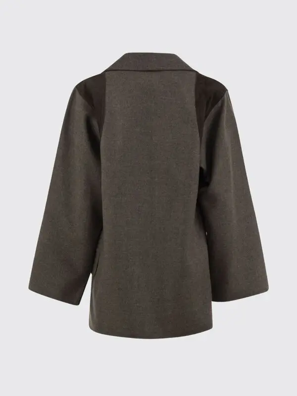 Max Mara Single-breasted Virgin Wool Blazer With Dropped Shoulders And Lapels