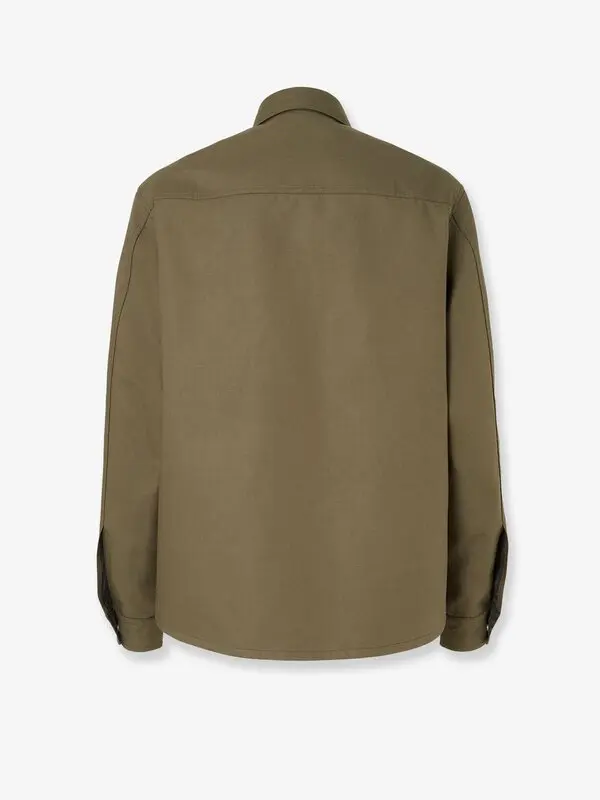 Fendi Zucca Green Ff Jacquard Nylon Blouson