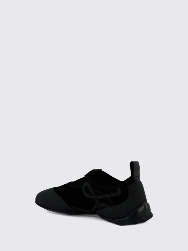 Loewe Grip Aqua Suede Slip-on Trainers With Rubber Sole