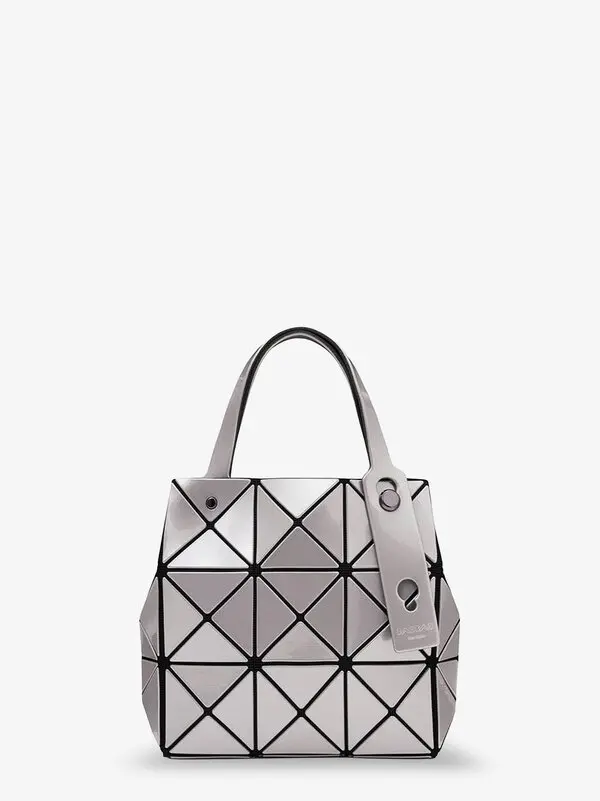 Issey Miyake Carat Handbag With Geometric Inserts