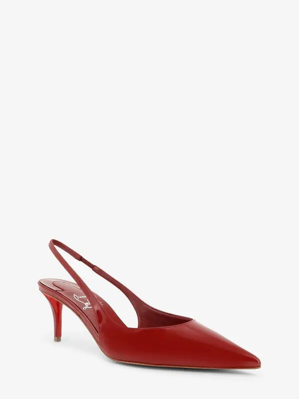 CHRISTIAN LOUBOUTIN Miss Z Patent Leather Slingback Decollete - Multicolor