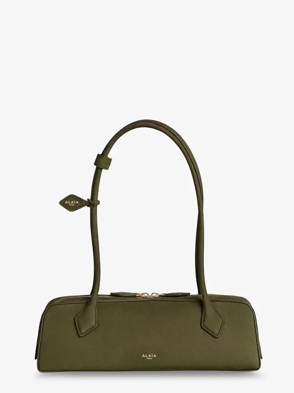 Alaïa Teckel Medium Suede Shoulder Bag - Multicolor