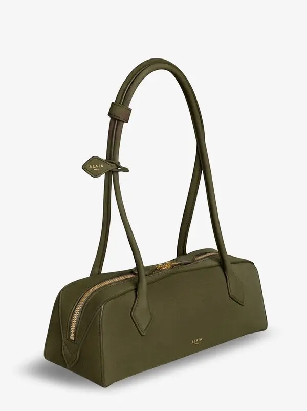 Alaïa Teckel Medium Suede Shoulder Bag - Multicolor