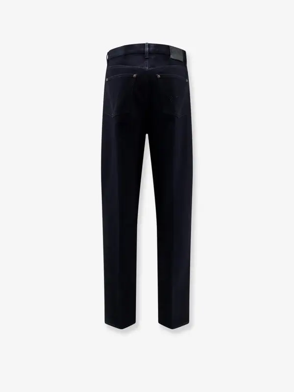 Bottega Veneta Jeans With Leather Patch With Embossed Intrecciato Motif
