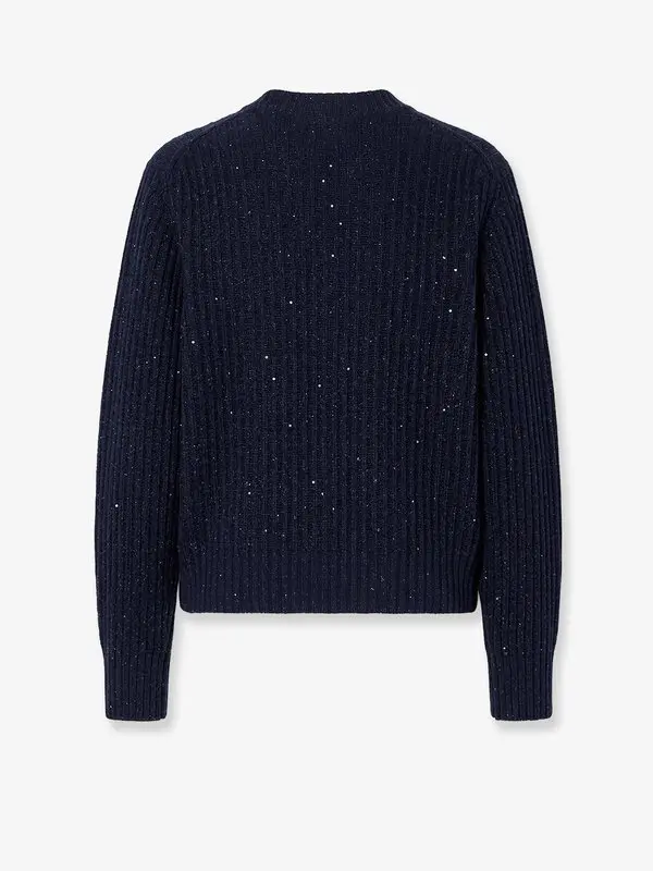 Brunello Cucinelli Mohair Blend Sweater With Sequins