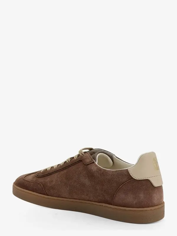 Brunello Cucinelli Suede And Leather Sneakers - Multicolor