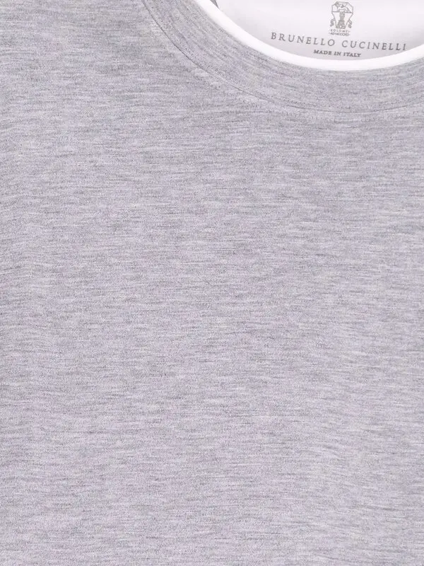 Brunello Cucinelli Silk And Cotton Blend T-shirt