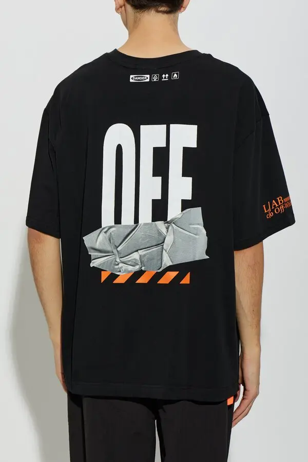 L/AB C/O OFF-WHITE Logo T-shirt