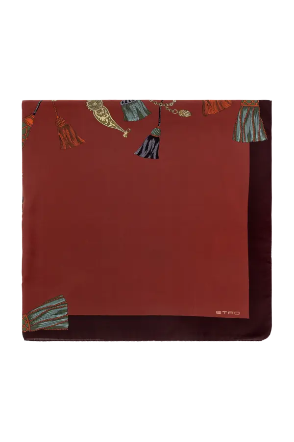 Etro Silk Scarf - Red