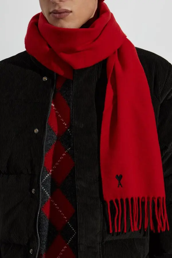 AMI Paris Wool Scarf