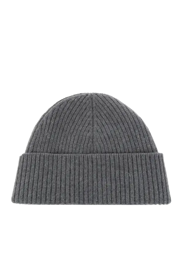 AMI Paris Wool Beanie With Logo