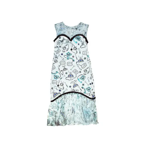 TRAMP IN DISGUISE Brodie Dress - Silver
