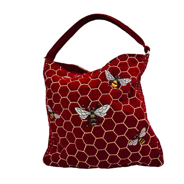 AEKA STUDIO The Melissa Tote Handcrafted Embroide Tote Bag