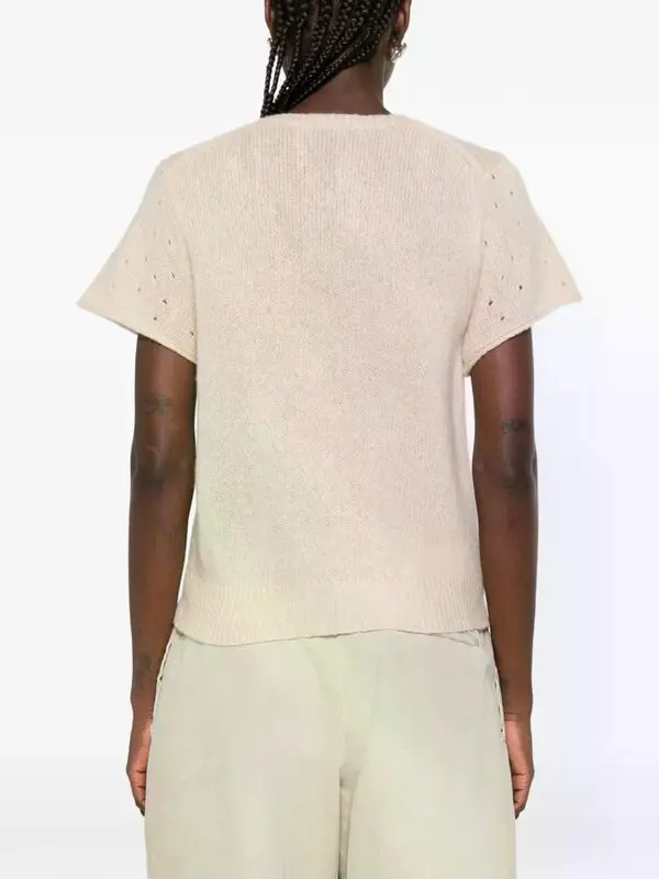 Dorothee Schumacher Pointelle-knit Cashmere Sweater