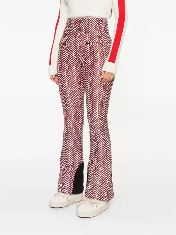 Perfect Moment Chevron-print Ski Pants