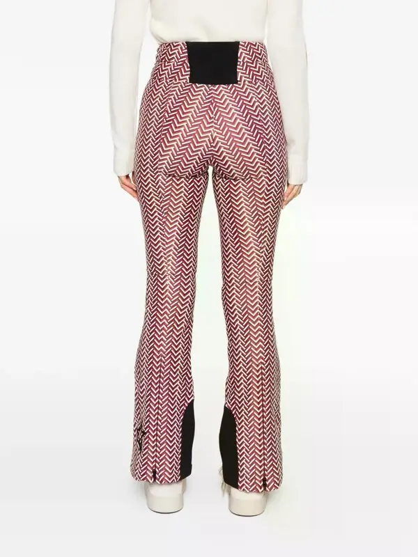 Perfect Moment Chevron-print Ski Pants