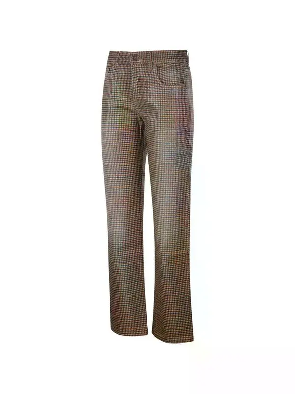 7 For All Mankind Calie Houndstooth-pattern Jeans