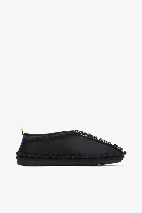 GANNI X Lululemon Flat Mate Ruffle Trim Shoes Size - Black