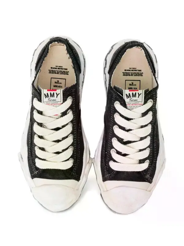 Mihara Yasuhiro Hank Og Graffiti Check Sole Low-top Sneakers