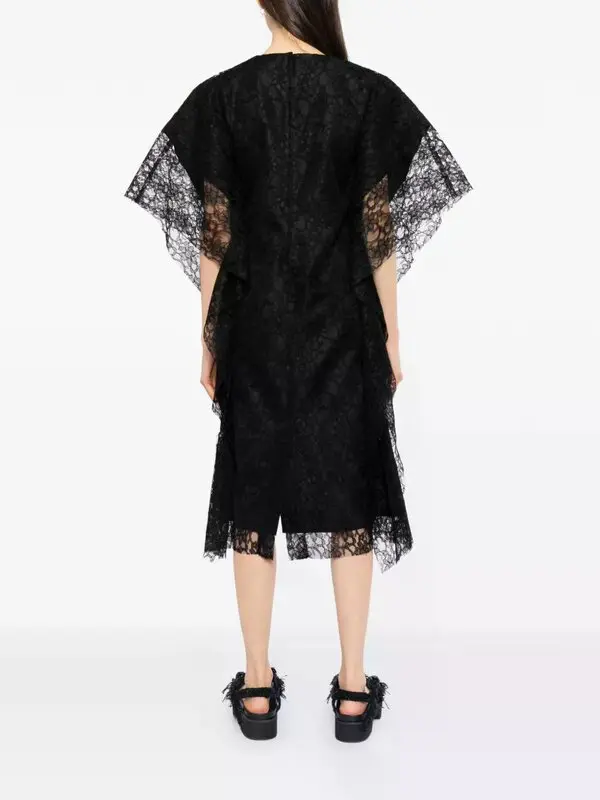 Comme Des Garçons Lace Midi Dress