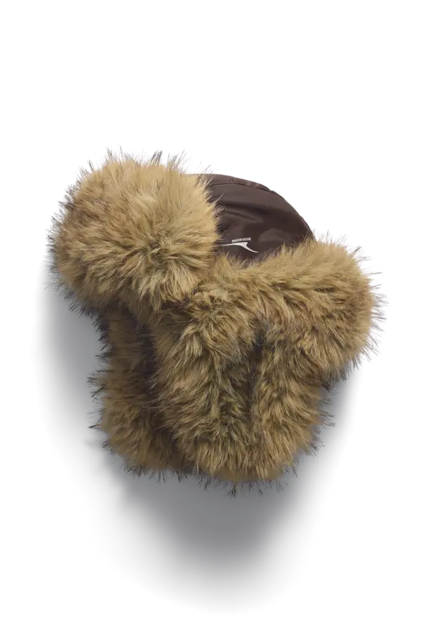 Canada Goose Zion Faux Fur Trapper Hat - Dark Soil