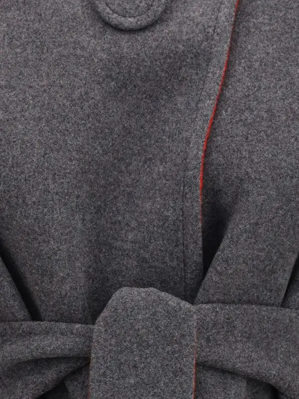 Valentino Garavani Double-breasted Coat With Belt