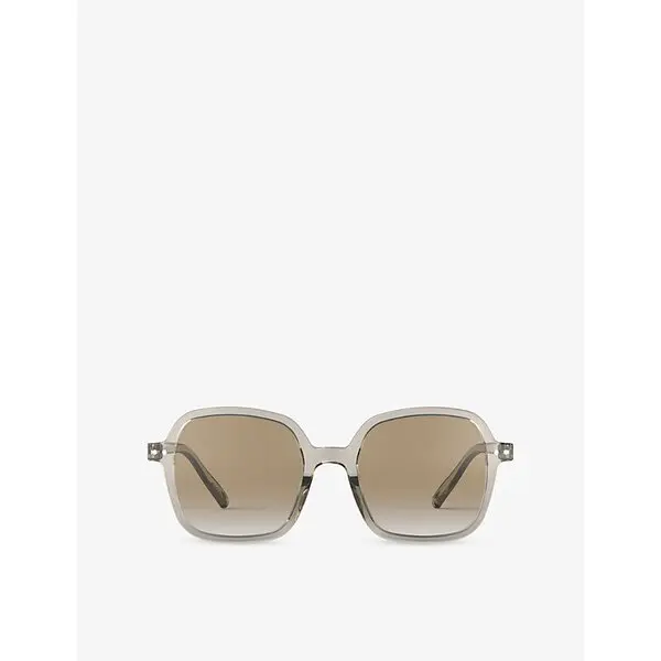 IZIPIZI Sun Office Square-frame Acetate Sunglasses - Grey