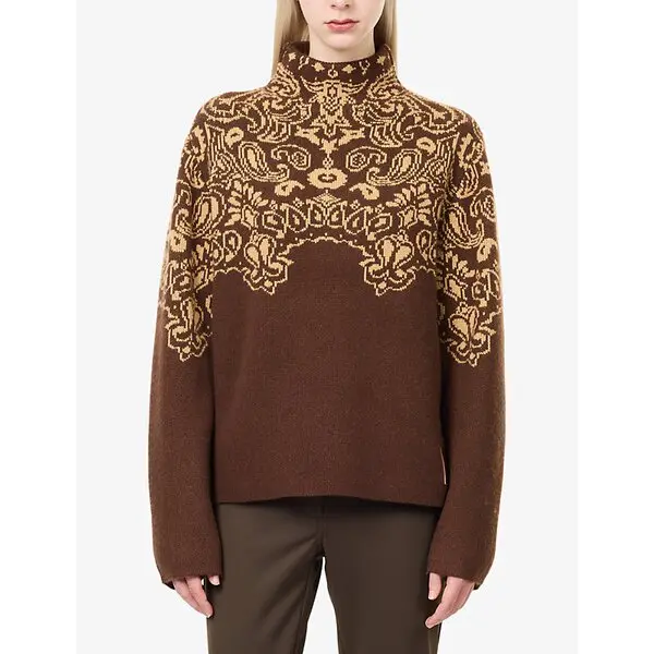 Goldbergh Anshin Jacquard Wool-blend Jumper