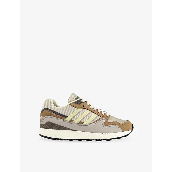 Adidas Original Ultra Suede And Mesh Trainers - Tech Metallic Dual