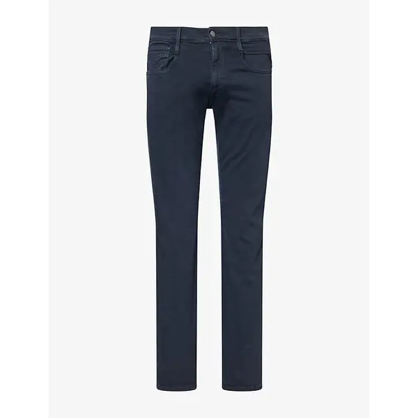 REPLAY Anbass Slim-fit Hyperflex Denim Jeans