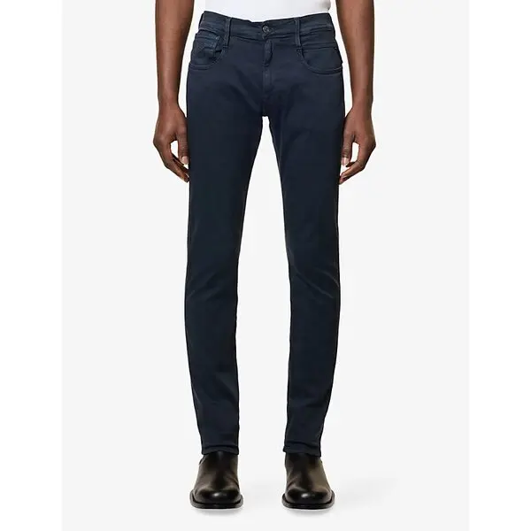 REPLAY Anbass Slim-fit Hyperflex Denim Jeans