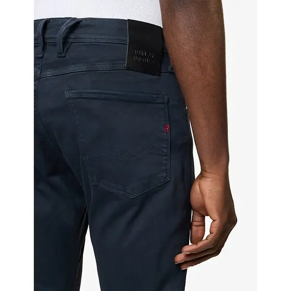 REPLAY Anbass Slim-fit Hyperflex Denim Jeans