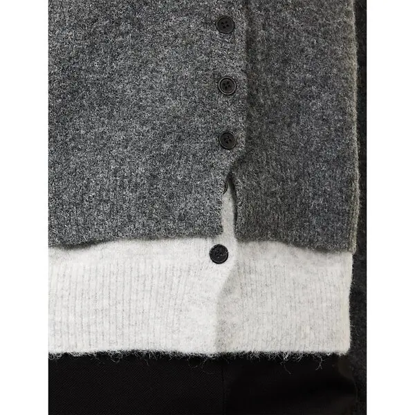 4TH & RECKLESS Terry Button Woven Knit Cardigan