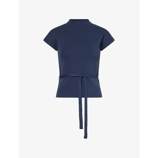 4TH & RECKLESS Mirabelle Tie-waist Woven Top