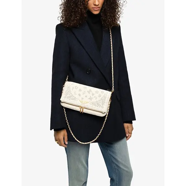 Zadig&Voltaire Rock Perforated Leather Bag - Flash