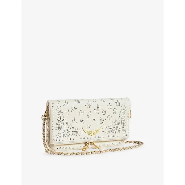 Zadig&Voltaire Rock Perforated Leather Bag - Flash