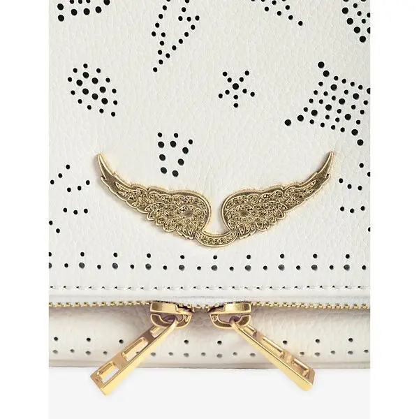 Zadig&Voltaire Rock Perforated Leather Bag - Flash